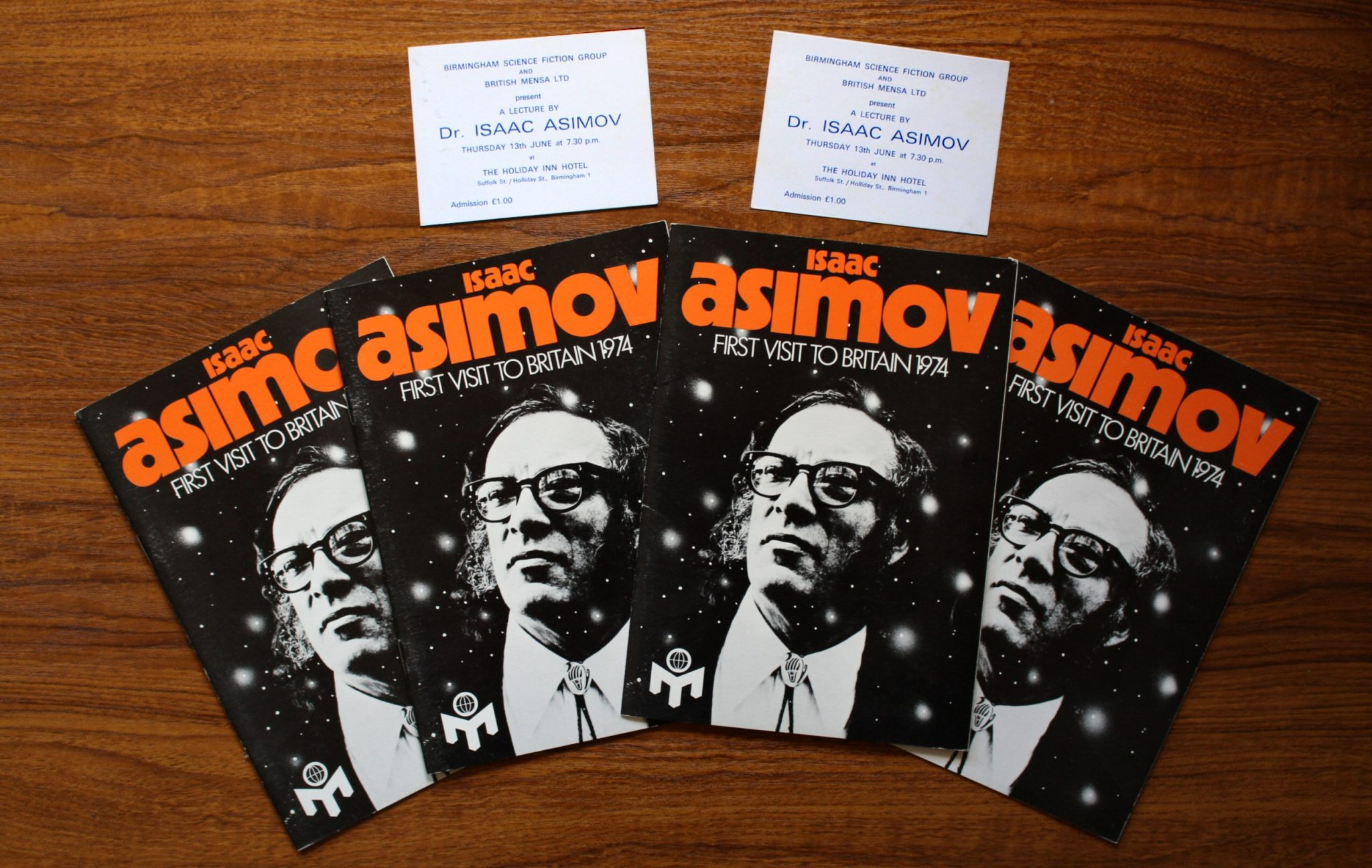 Isaac Asimov in Britain, June 1974 – Dr Andrew May